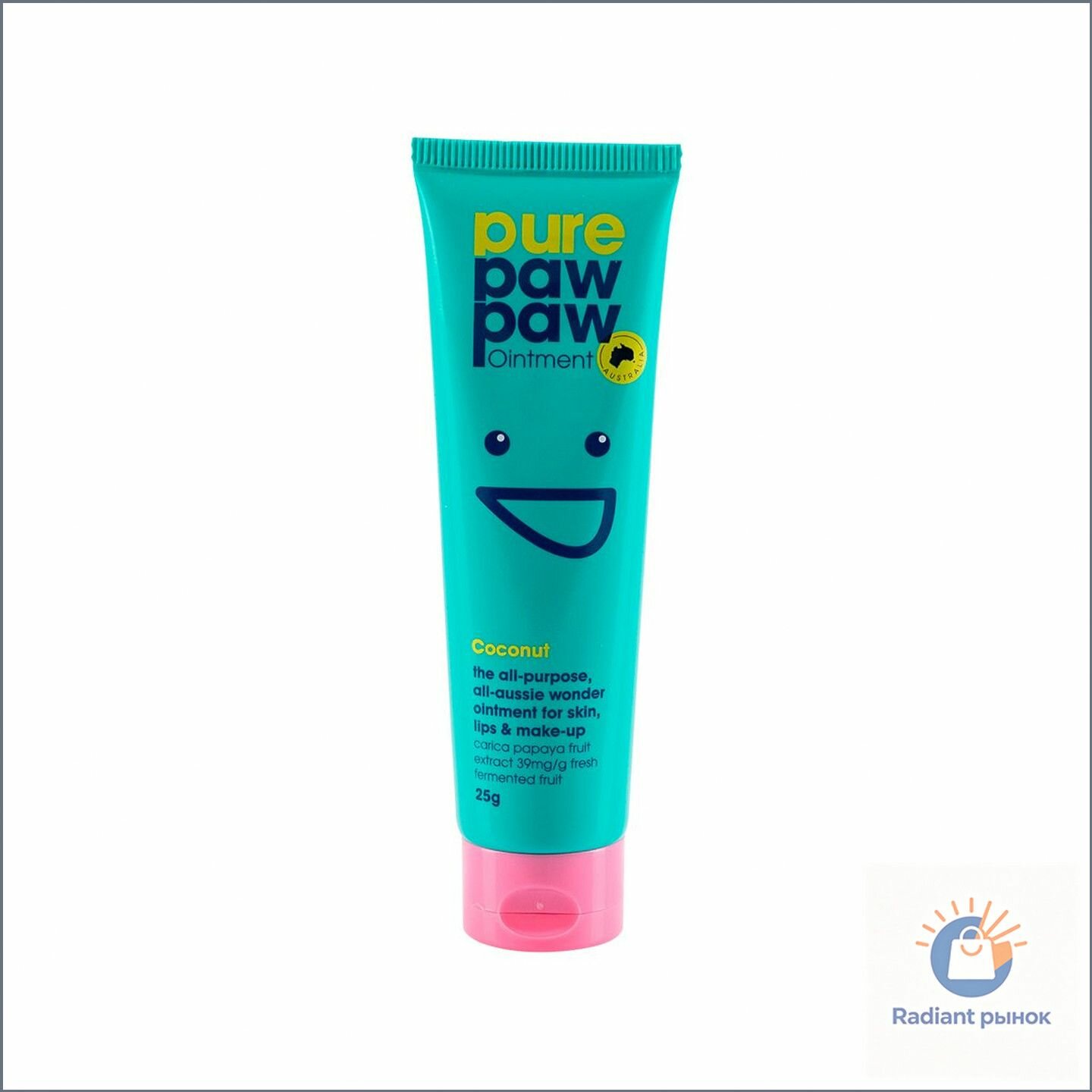 Pure Paw Paw бальзам для губ восстанавливающий Coconut кокос 25г