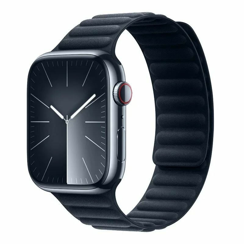 Ткань для плетения ремешок с магнитной застежкой для Apple Watch 40 мм 44 мм 46 мм 42 мм 41 мм 49 мм 45 мм, браслет iWatch 11 10 9 8 7 SE3 Ultra 2 3
