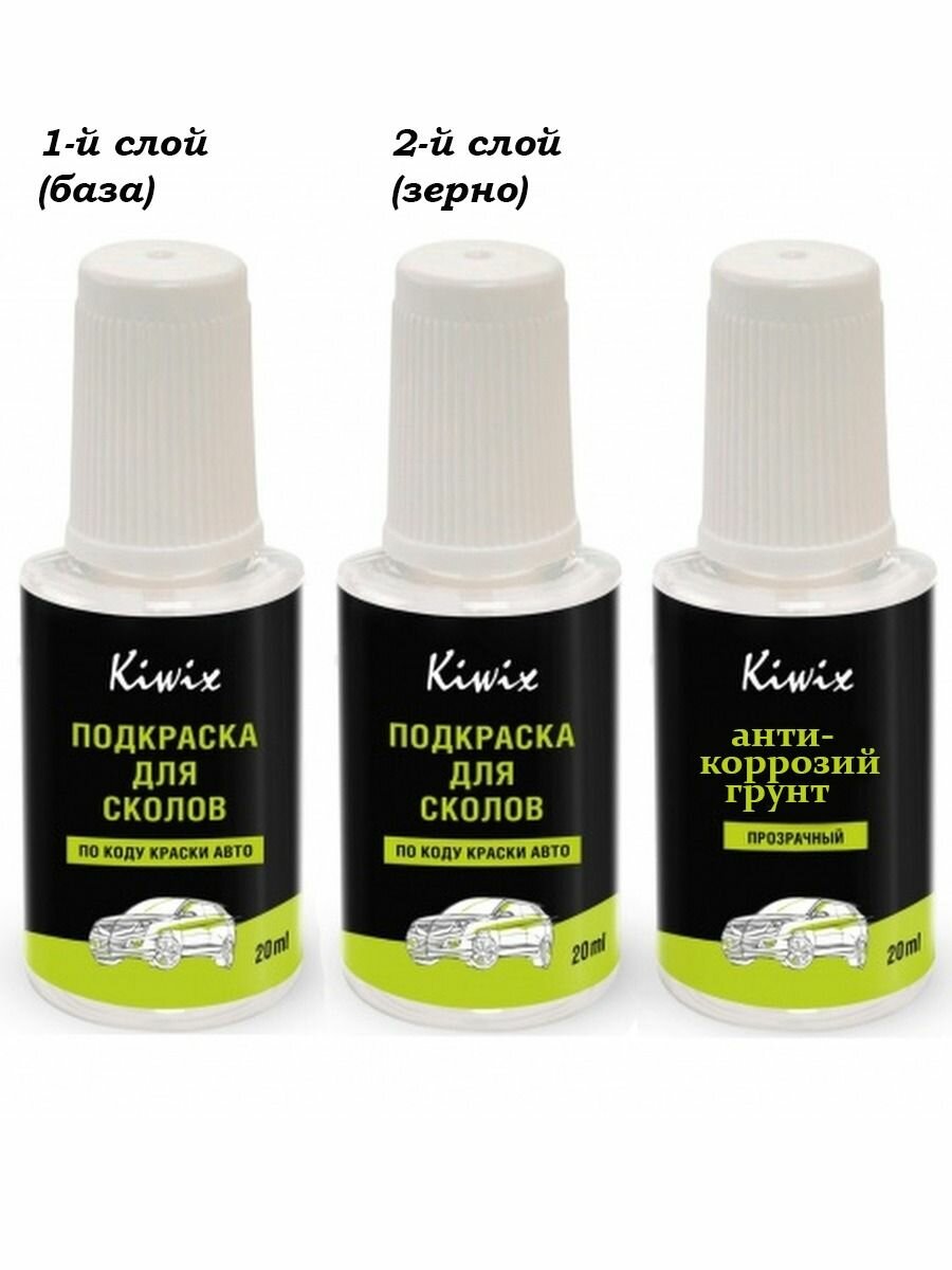 Ремонт сколов кузова (подкраска) + грунт + перламутр комплект YAMAHA (Ямаха) MOTORCYCLES 0791 SILVER TECH 60 мл