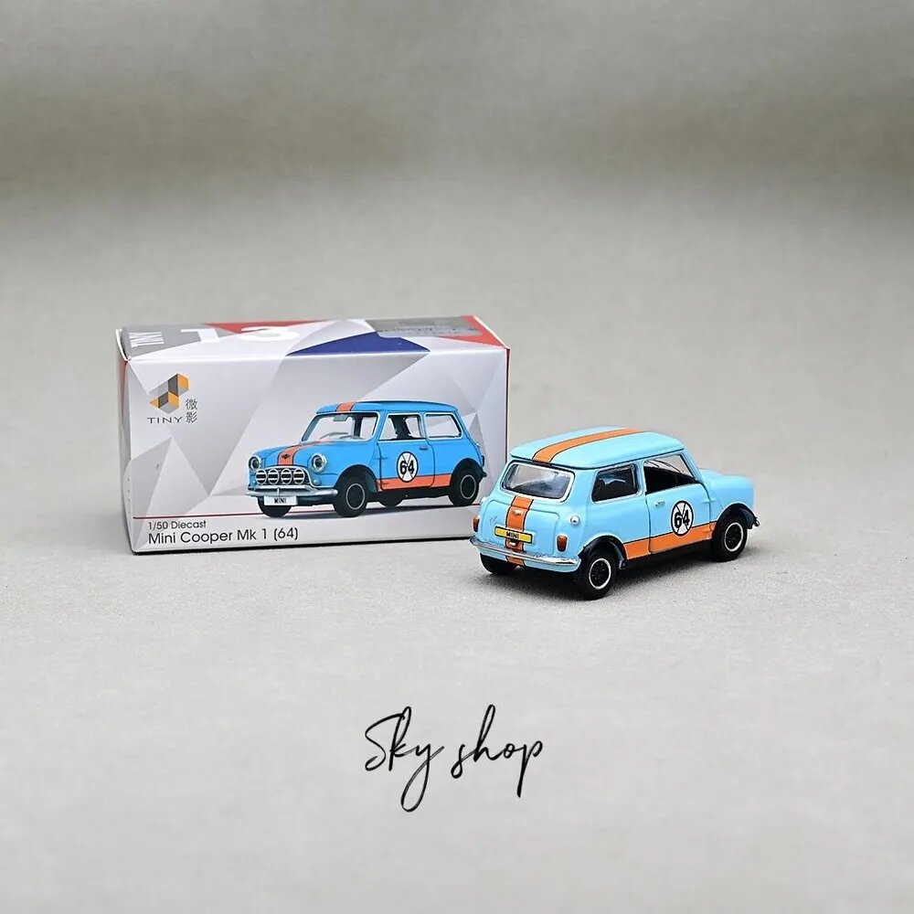 Машинка Tiny 1:64 Mini Cooper Mk 1 (64) модель автомобиля — фото 1