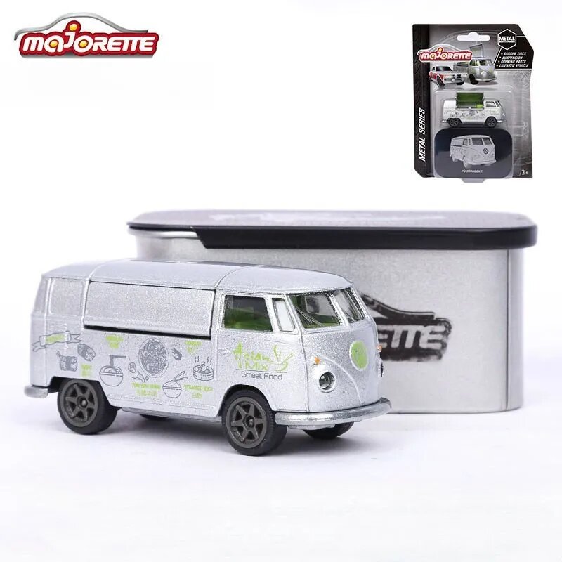 Машинка Majorette VOLKSWAGEN T1 MJ212052019-6 1/64, металл, 7.4 см