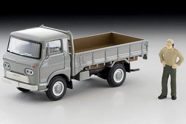 Tomytec TLV 1:64 LV-191a Isuzu Elf High Floor Carrier 66 year (Gray) Коллекционная машинка