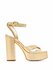 Босоножки Sam Edelman Sabrina platform buckle sandals, размер 11, gold
