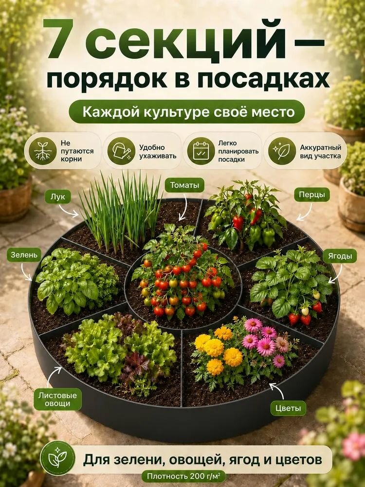 Клумба 0.9х0.91 м — фото 1