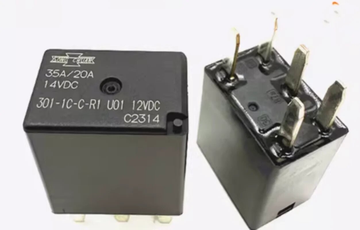 2 шт. реле 301-1C-C-R1 U01 12VDC 5 контактов