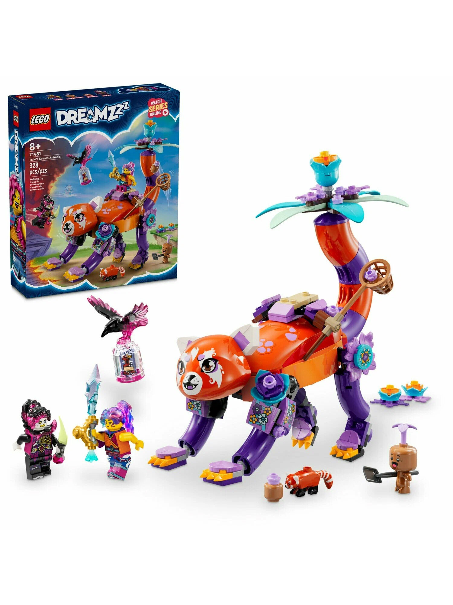 Конструктор LEGO DREAMZzz 71481 Животные мечты Иззи, от 8 лет, 328 дет.