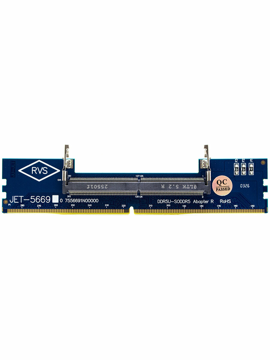 Переходник для модуля памяти SODIMM DDR5 262‑pin на DIMM DDR5 288‑pin