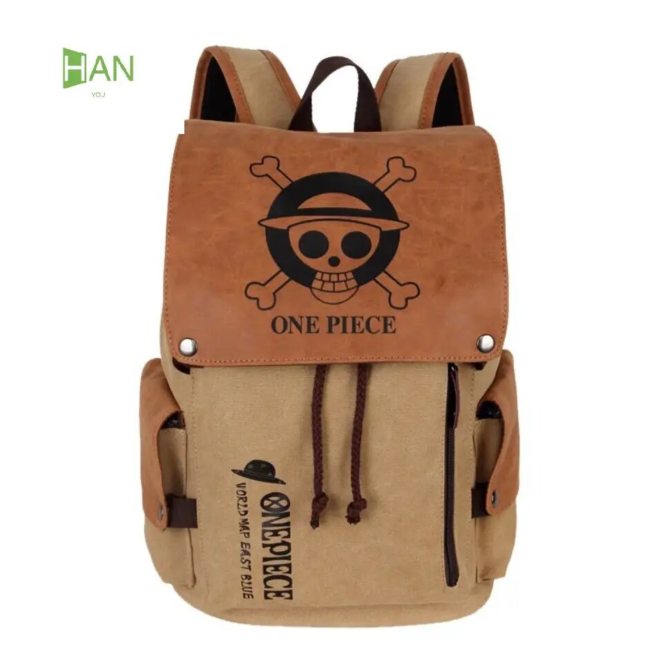 Рюкзак Anderlen One Piece, коричневый, 32x16x42 см, эксклюзивный аниме-бестселлер с водонепроницаемым дном