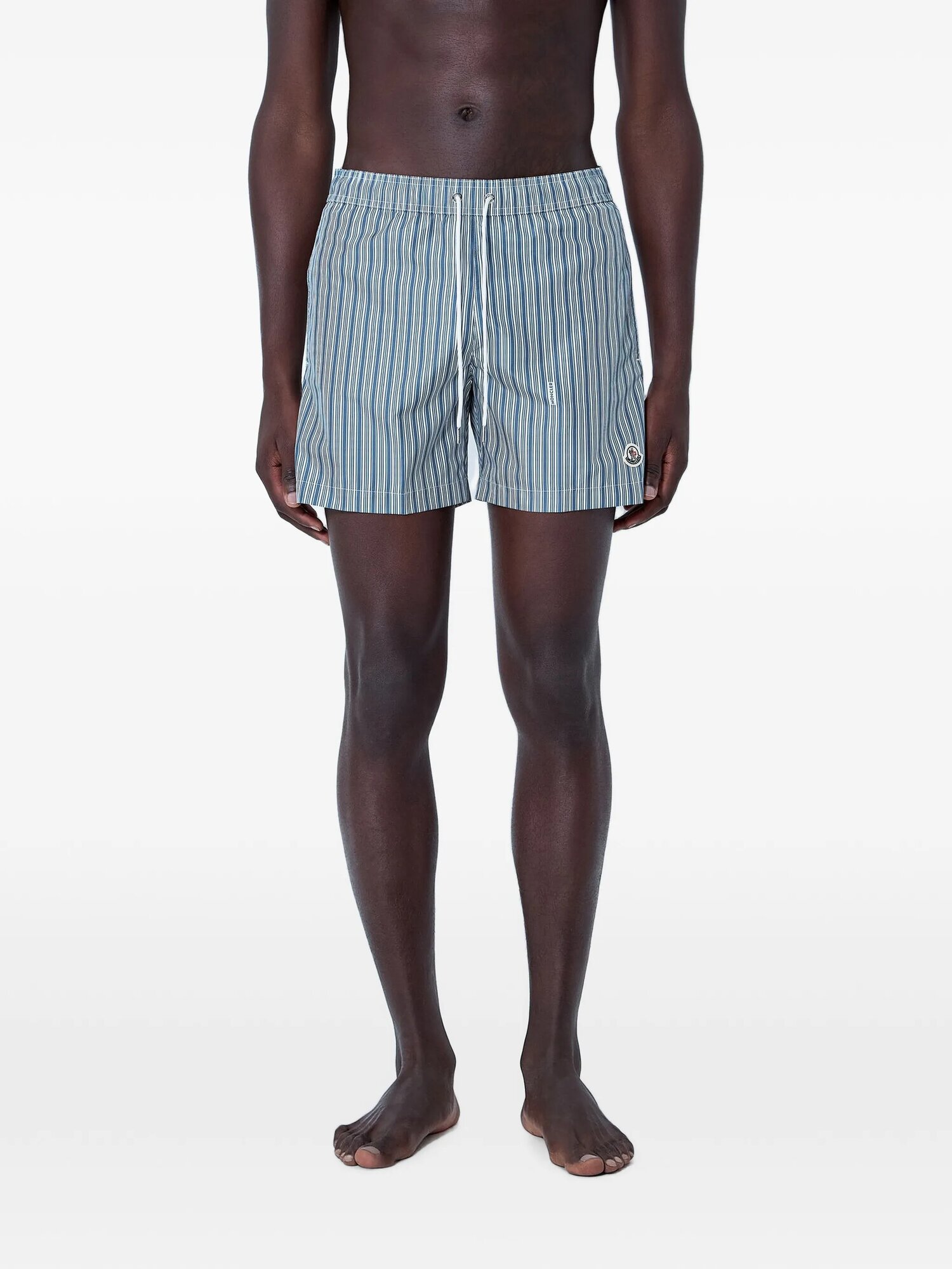 Шорты для плавания Stripe-pattern drawstring swim shorts
