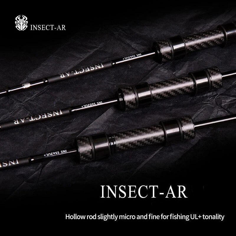 INSECT-AR Сверхлегкая углеродная удочка для ловли форели 1,5-1,98 м SPINNING, 1.68