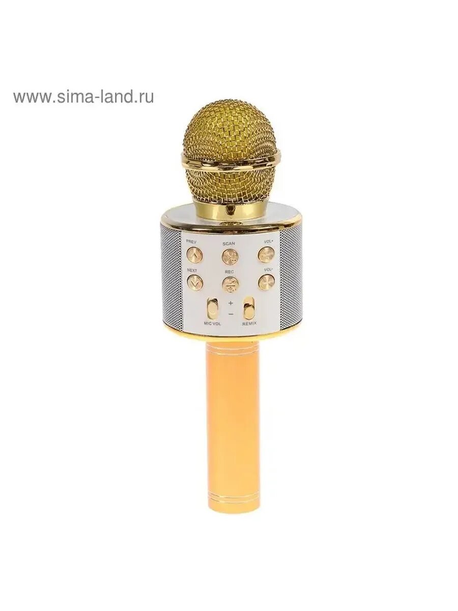 Мобильный караоке-микрофон с Bluetooth и акустикой