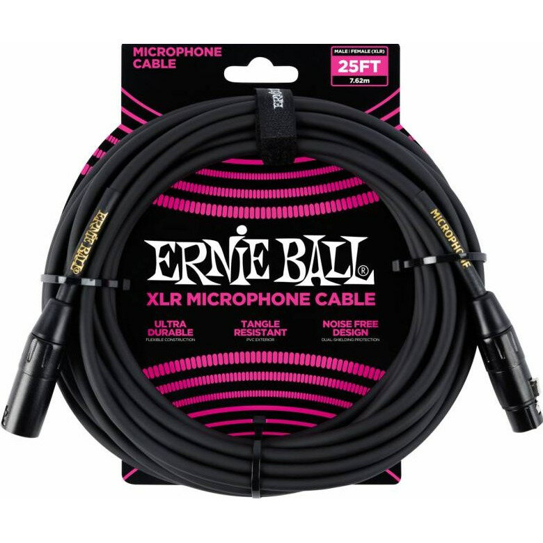 Кабель аудио 1xXLR - 1xXLR Ernie Ball 6073 7.6m