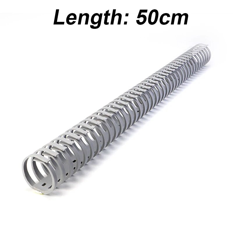 Кабельный органайзер ПВХ 50 см Серый, grey, 300cm, FD-20mm