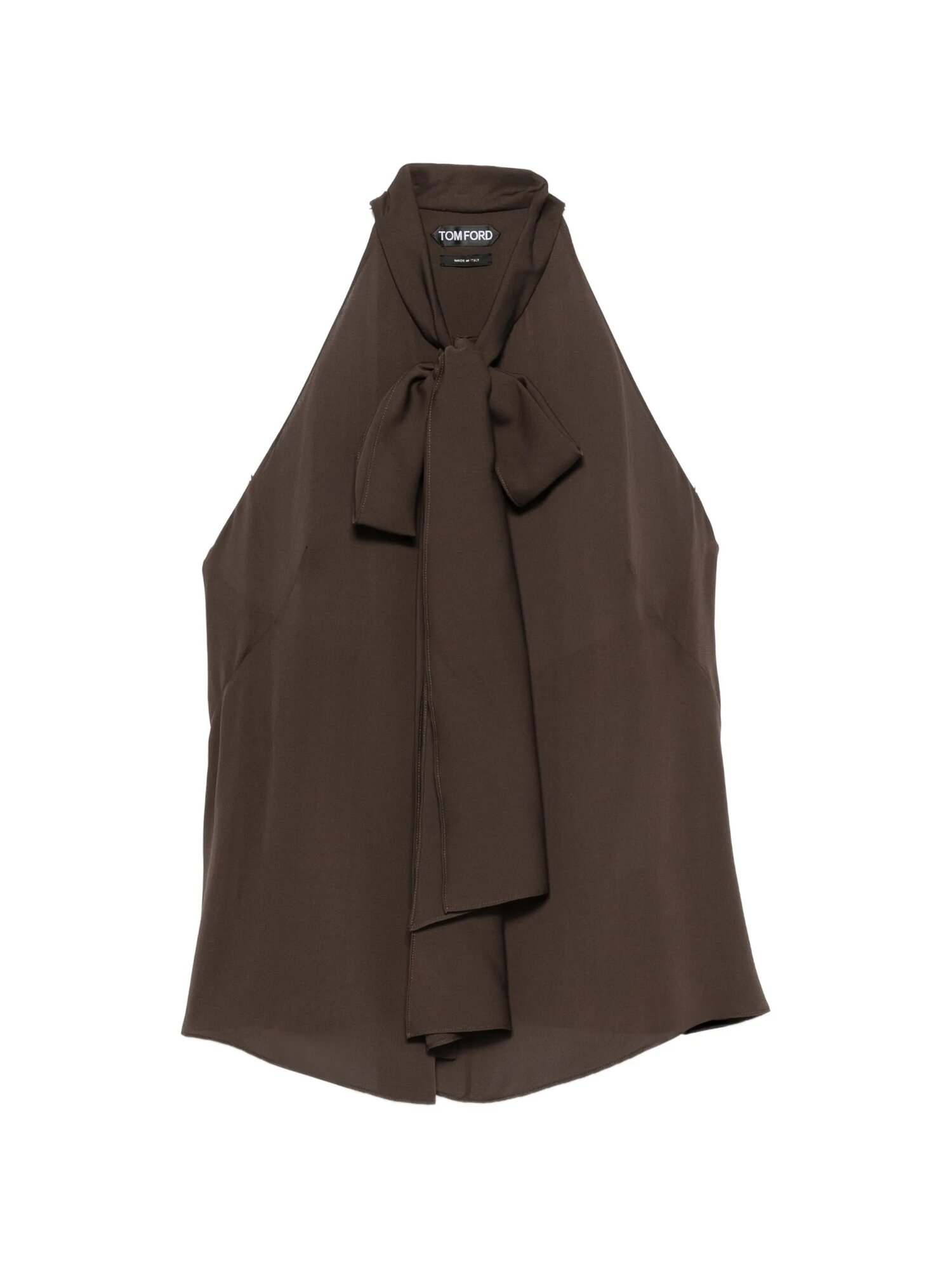 Топ Sleeveless bow-detail top