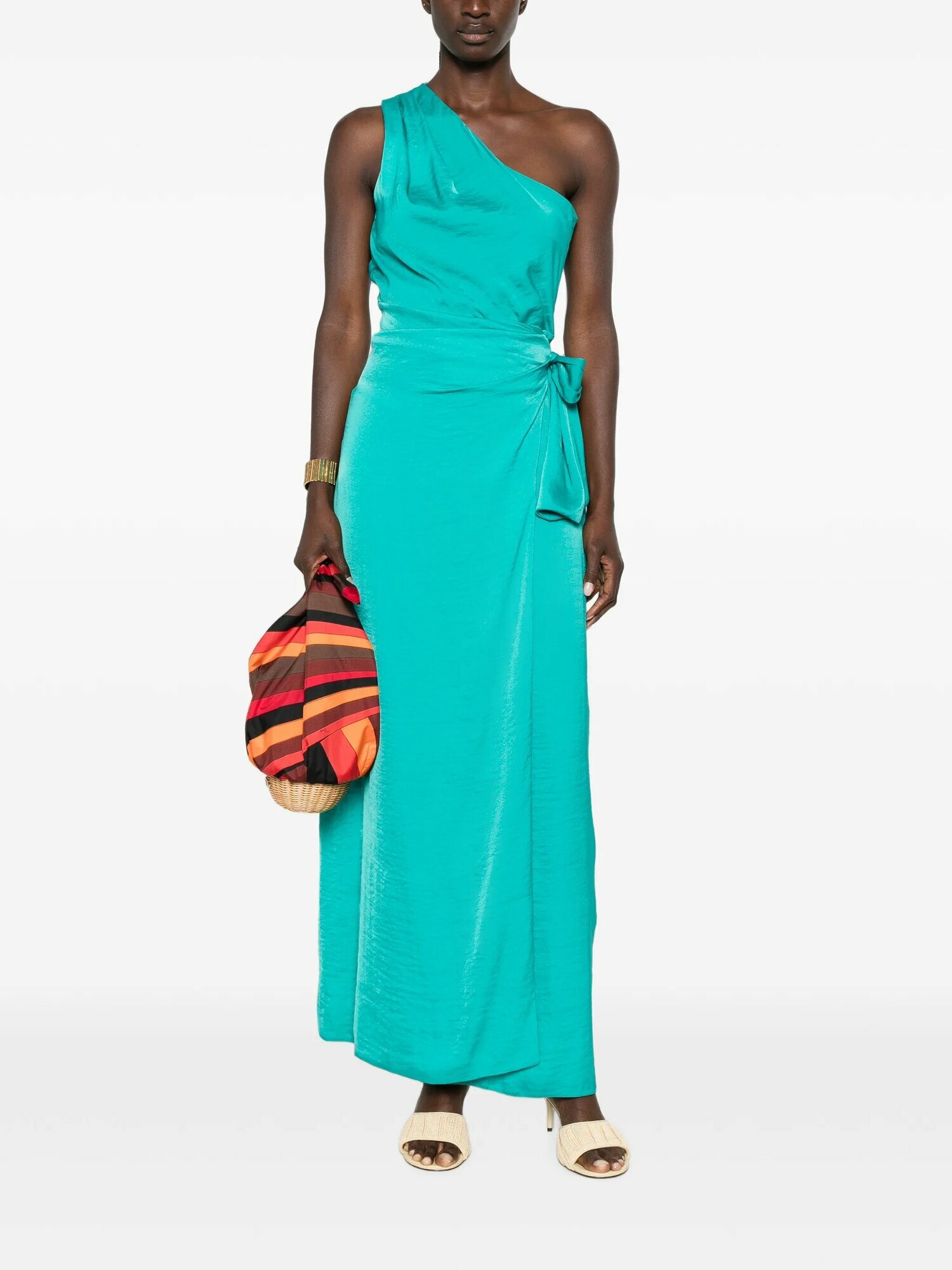 Платье Moutaki One-shoulder maxi dress, размер 42, синий — фото 1