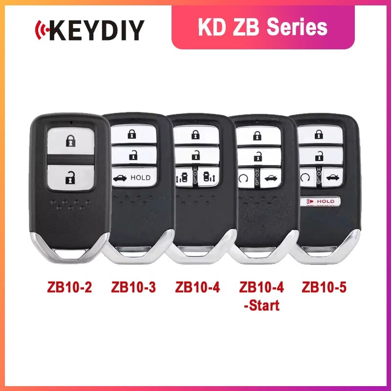 Пульты дистанционного управления KEYDIY KD Smart Key серии ZB (ZB10-2/ ZB10-3/ ZB10-4/ ZB10-3