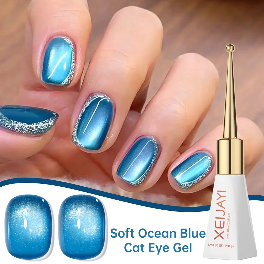 25 лет новому гелевому лаку для ногтей wild gentle ocean cat eye 10 мл UV/LED