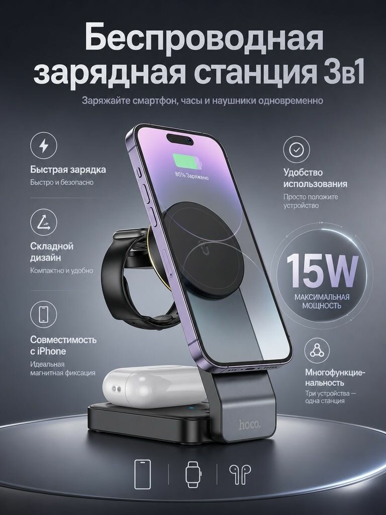 Беспроводная док-станция для устройств Apple