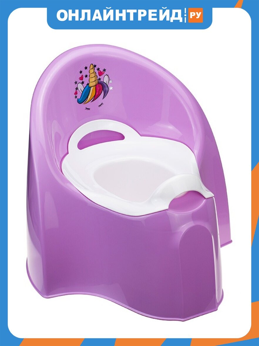 Горшок детский большой Idea М 2584 единорог