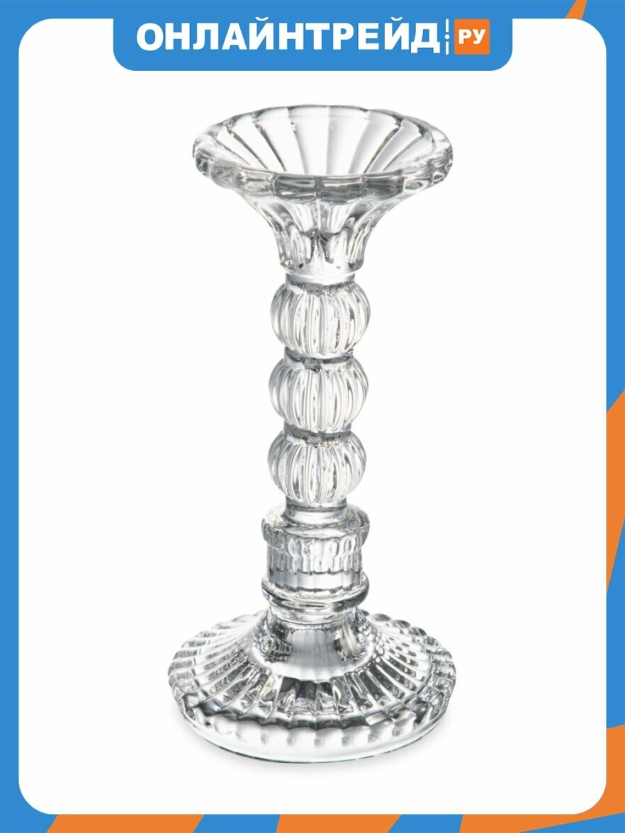 Подсвечник Decor DE Table Home Ле Прованс 19 см, стекло (DDT-C15781-1)