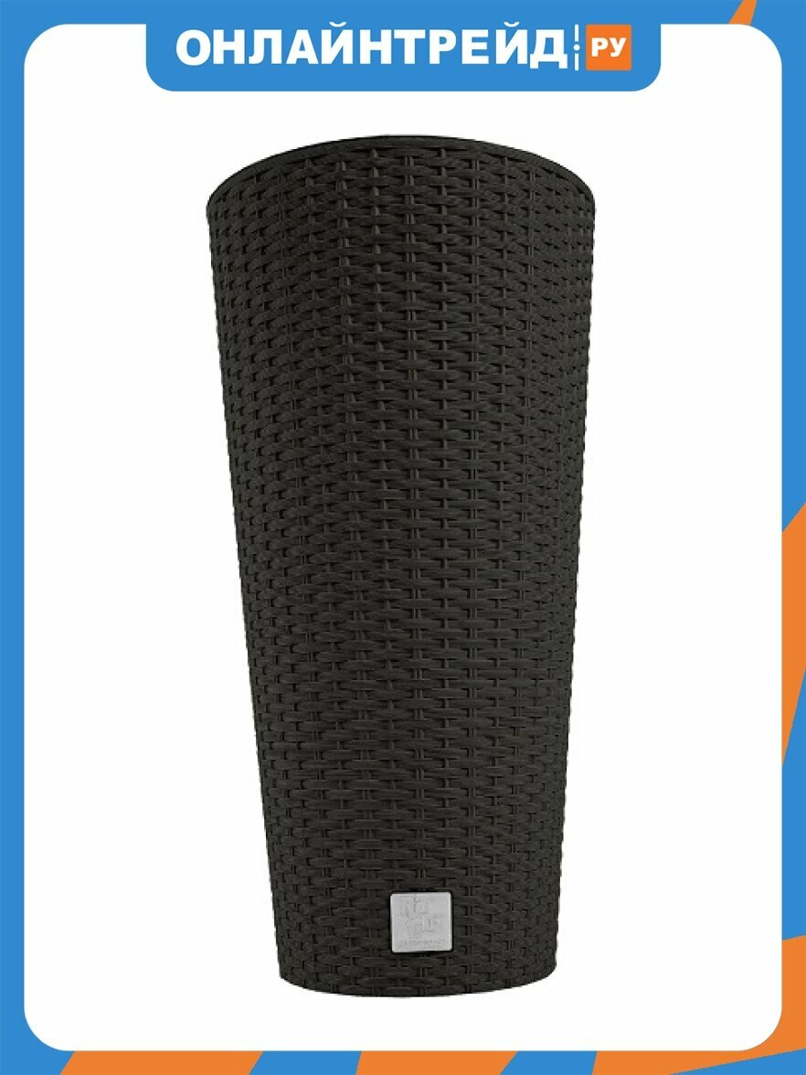 Кашпо для цветов Prosperplast RATO TUBUS DRTUS400-440U венге 2 предмета 35 и 64л
