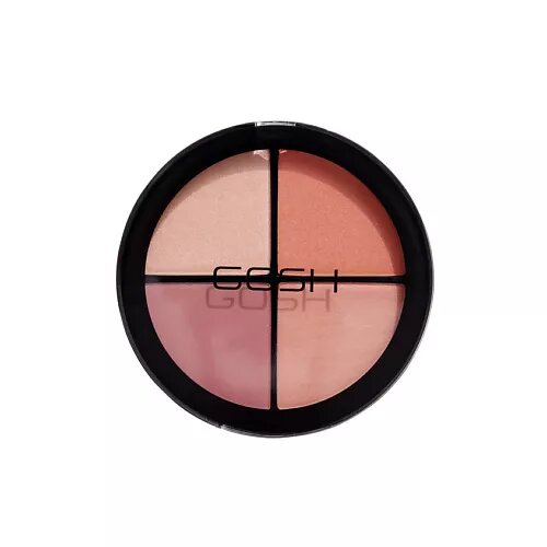 GOSH Палетка румян для лица Strobe'n Glow, 002, 20 г