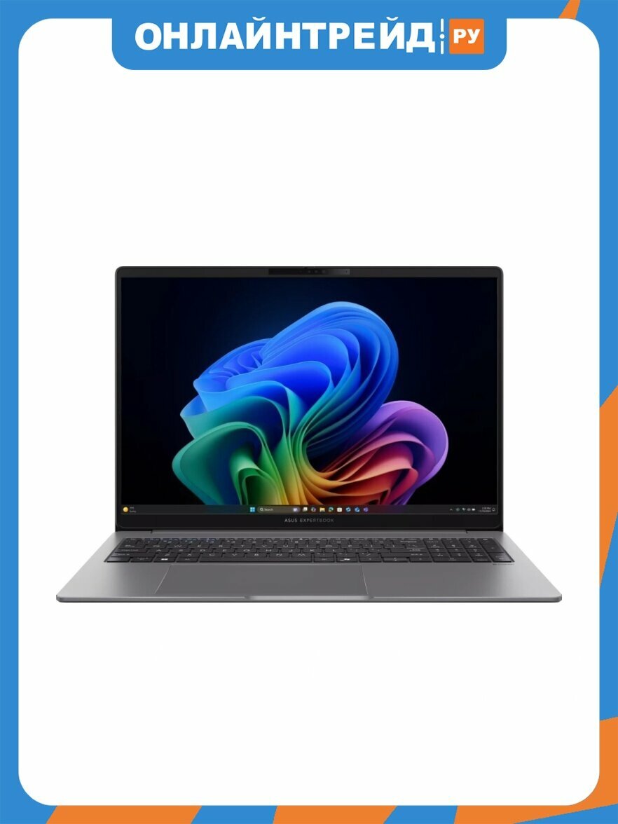 Ноутбук Asus ExpertBook P3 PM3406CKA-LY0467 14" WUXGA IPS 60Hz 300nits Ryzen AI 7 350(2.0ГГц), 64Гб DDR5, SSD 1Тб, Radeon 860M, без ОС, Misty Grey (90NX0971-