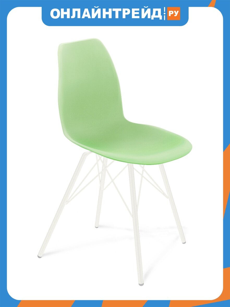 Стул Sheffilton SHT ST29/S37 мятный ral6019/белый муар