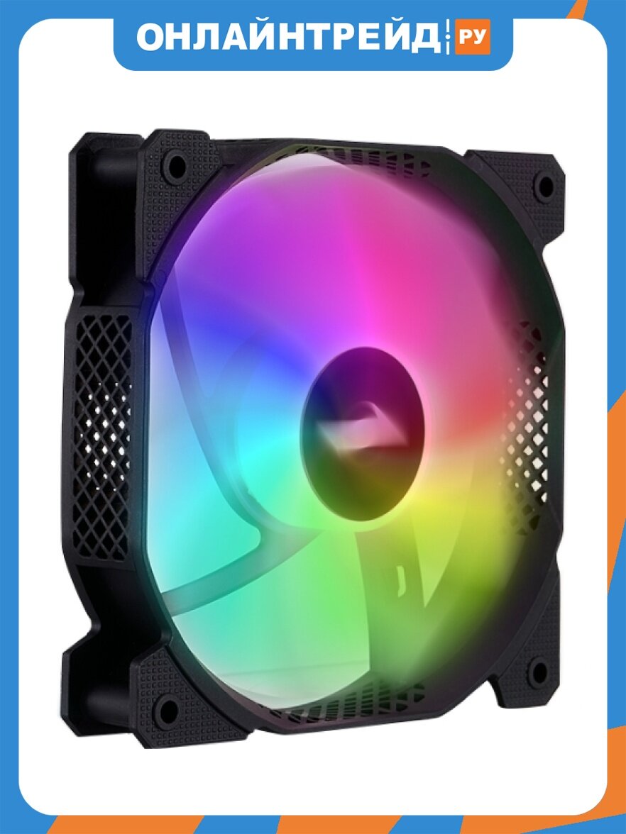 Вентилятор для корпуса 1STPLAYER F1-PLUS Black OEM (F1-PLUS-BK-3P)