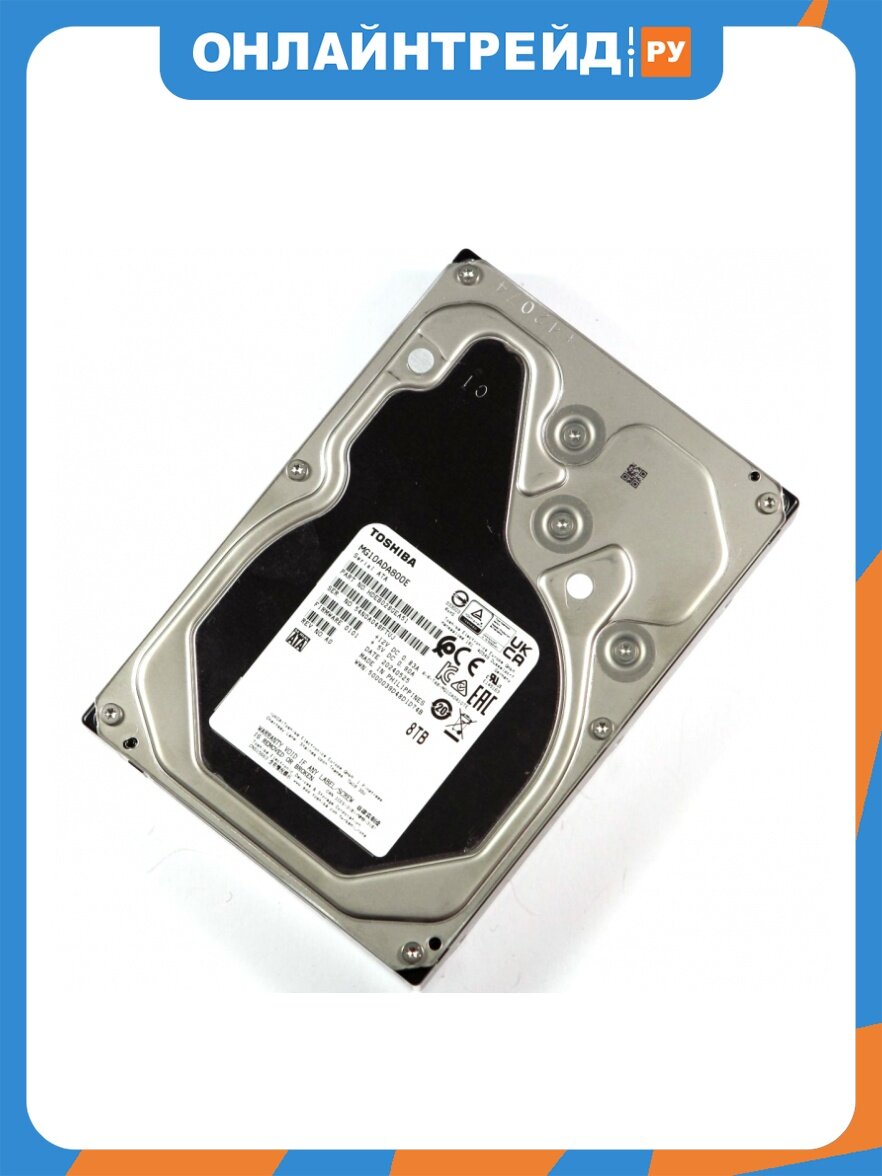 Жесткий диск 3.5' Toshiba Enterprise Capacity 8.0Tb SATA 6 Gbit/s, 512 Mb, 7200 rpm. CMR. MG10ADA800E