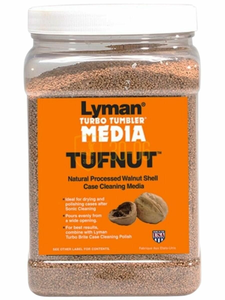 Наполнитель ореховый необработанный Lyman Turbo Media Tufnut Untreated Small 3 lbs, арт. 7631331
