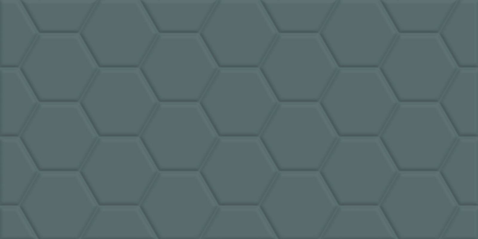 Керамическая плитка NewTrend Эдельвейс Гексагон синий Edelweiss Hexagon Blue WT36EDW23 Матовая 30х60 см