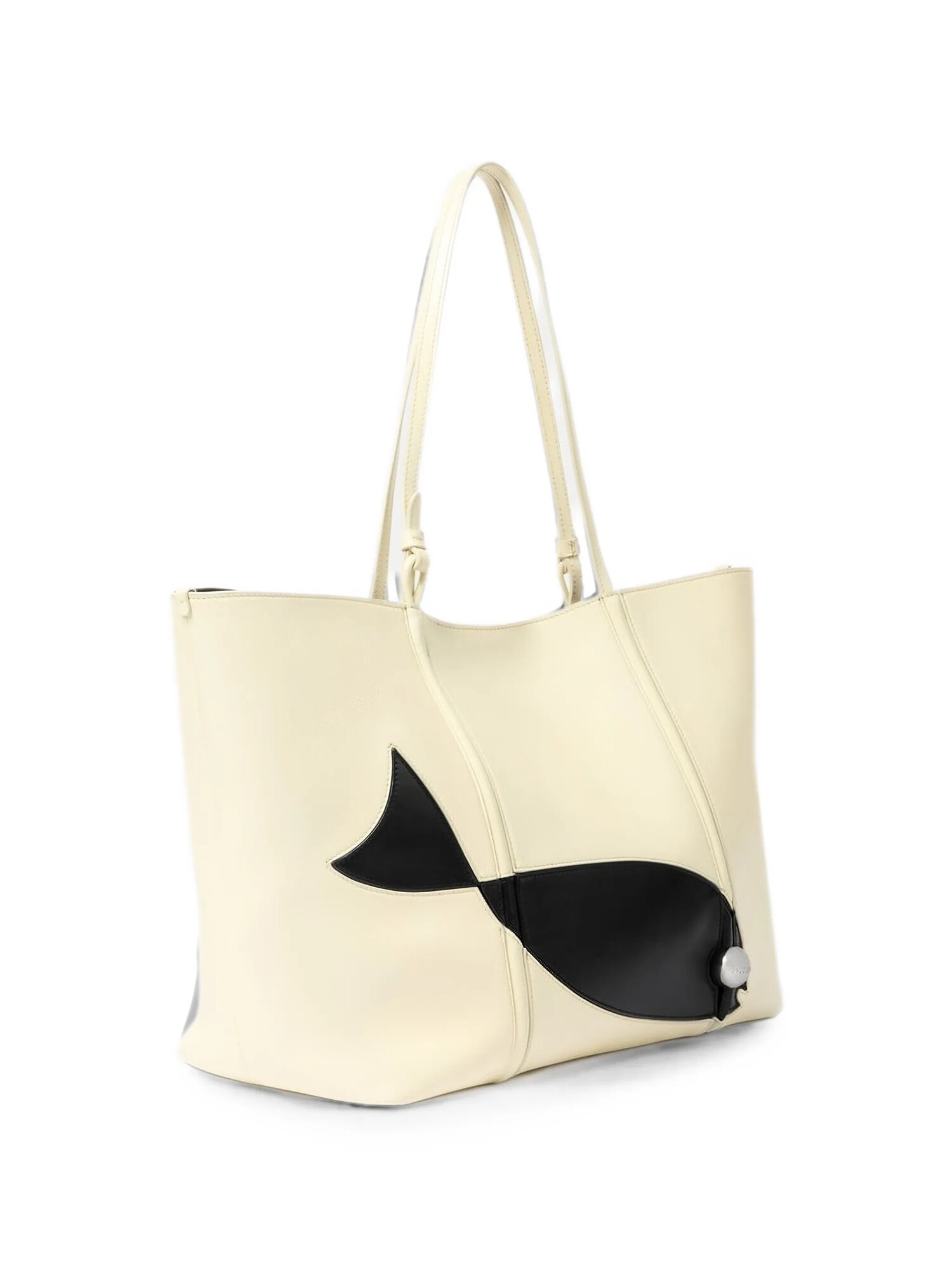 Сумка Jacquemus Le Marino fish-patch tote bag, светло-желтый — фото 1