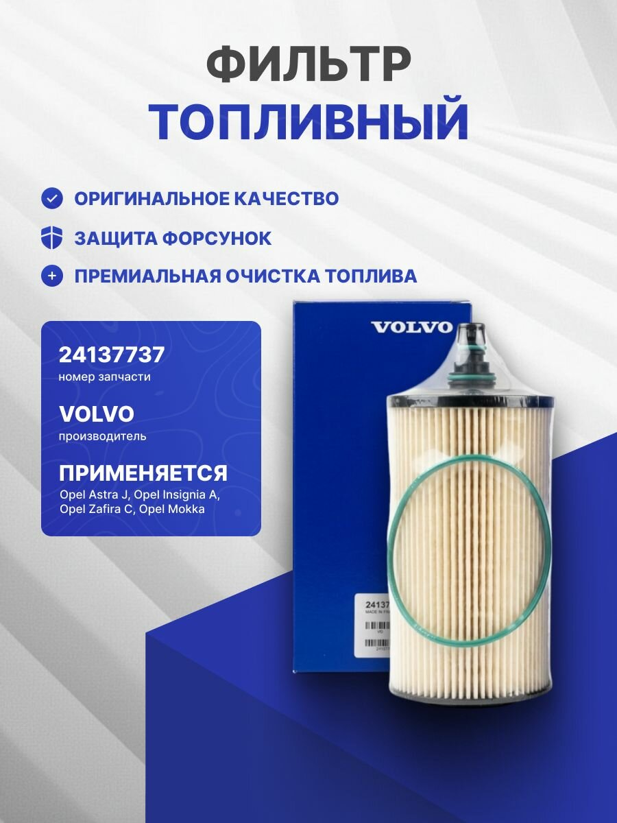Фильтр топливный т/о для грузовиков Volvo и Renaul