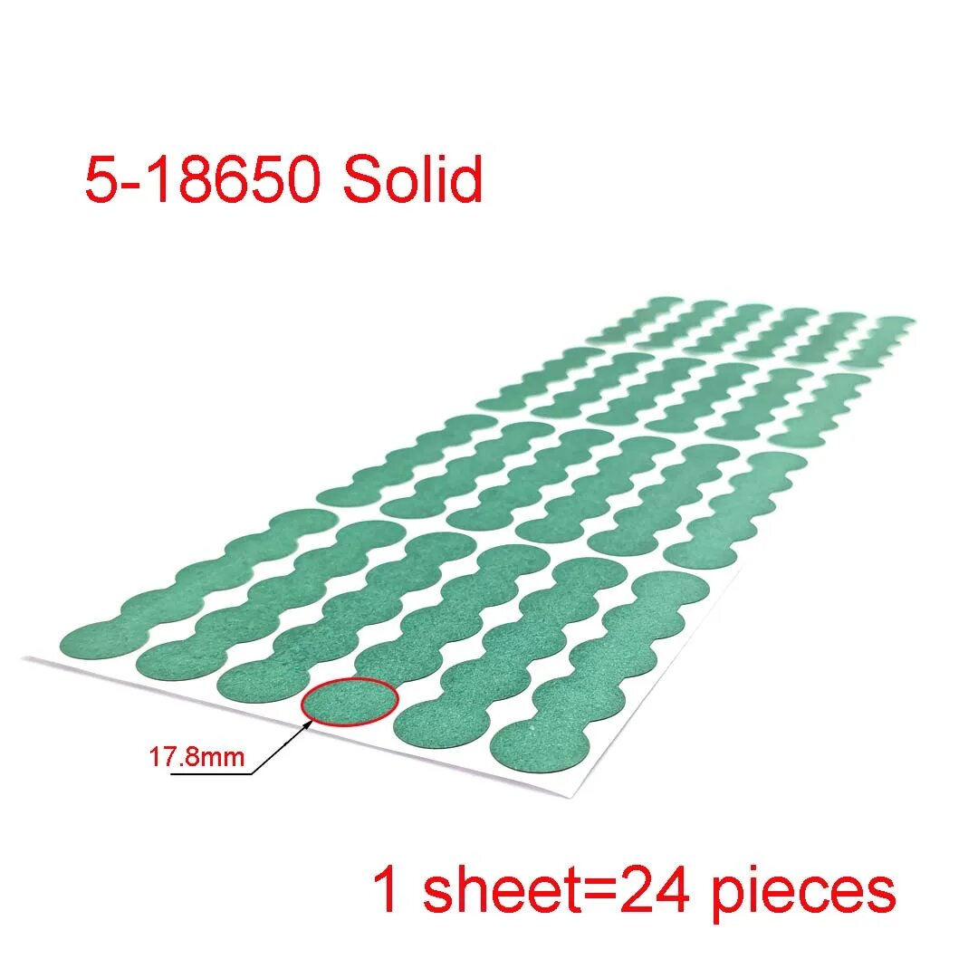 Изоляционные прокладки 5S 18650 Solid