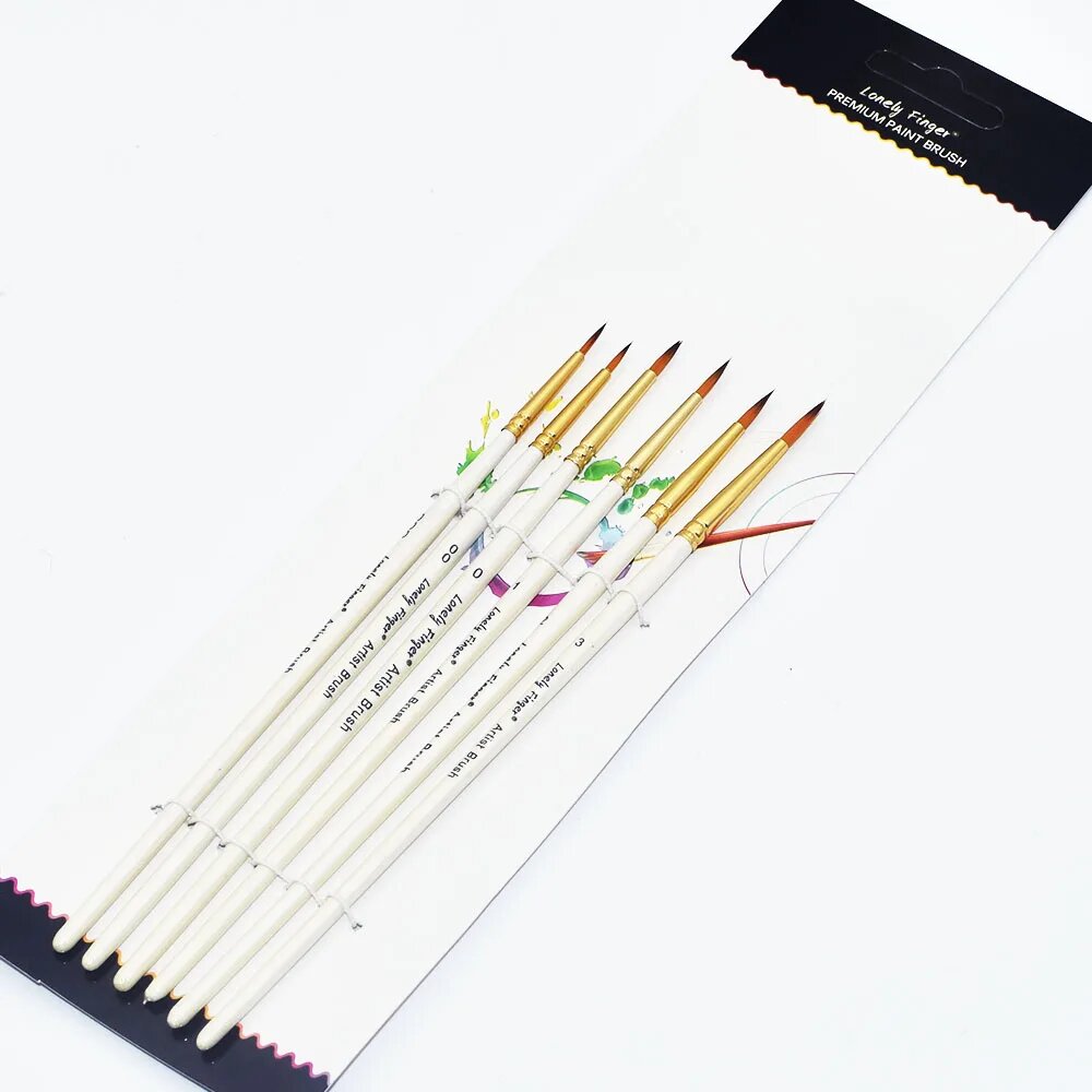 Набор кистей для рисования 6 шт. Color: 6PCs small