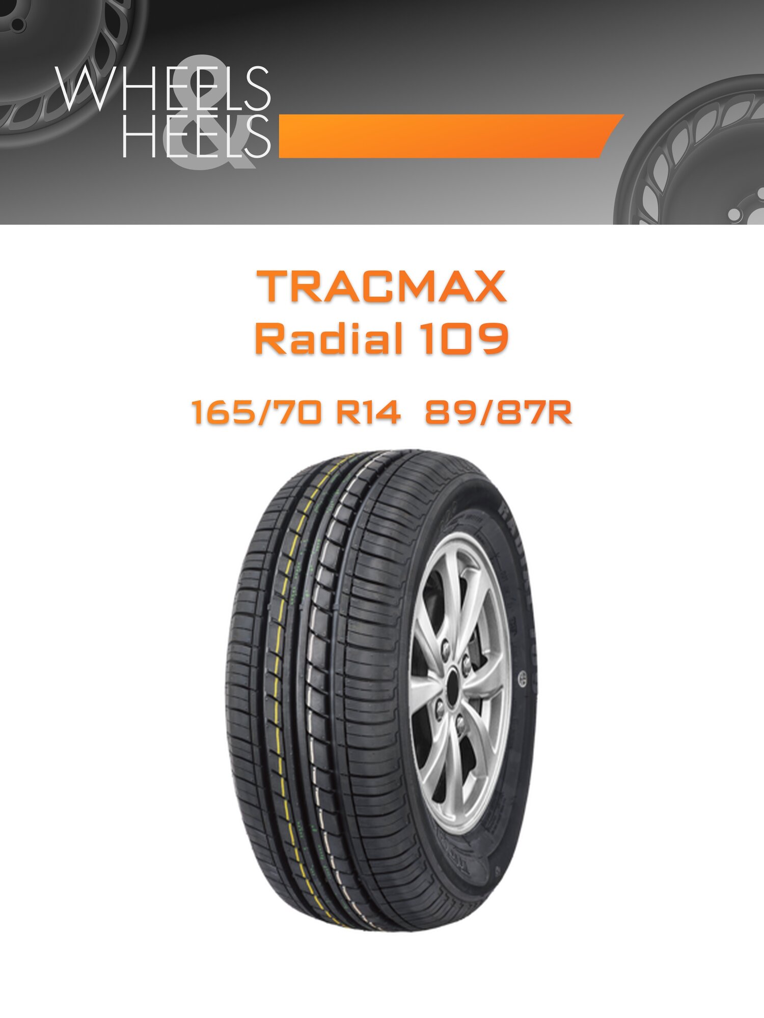Шина автомобильная Tracmax Radial 109 165/70 R14 89/87R SUMMER, летняя, универсальная