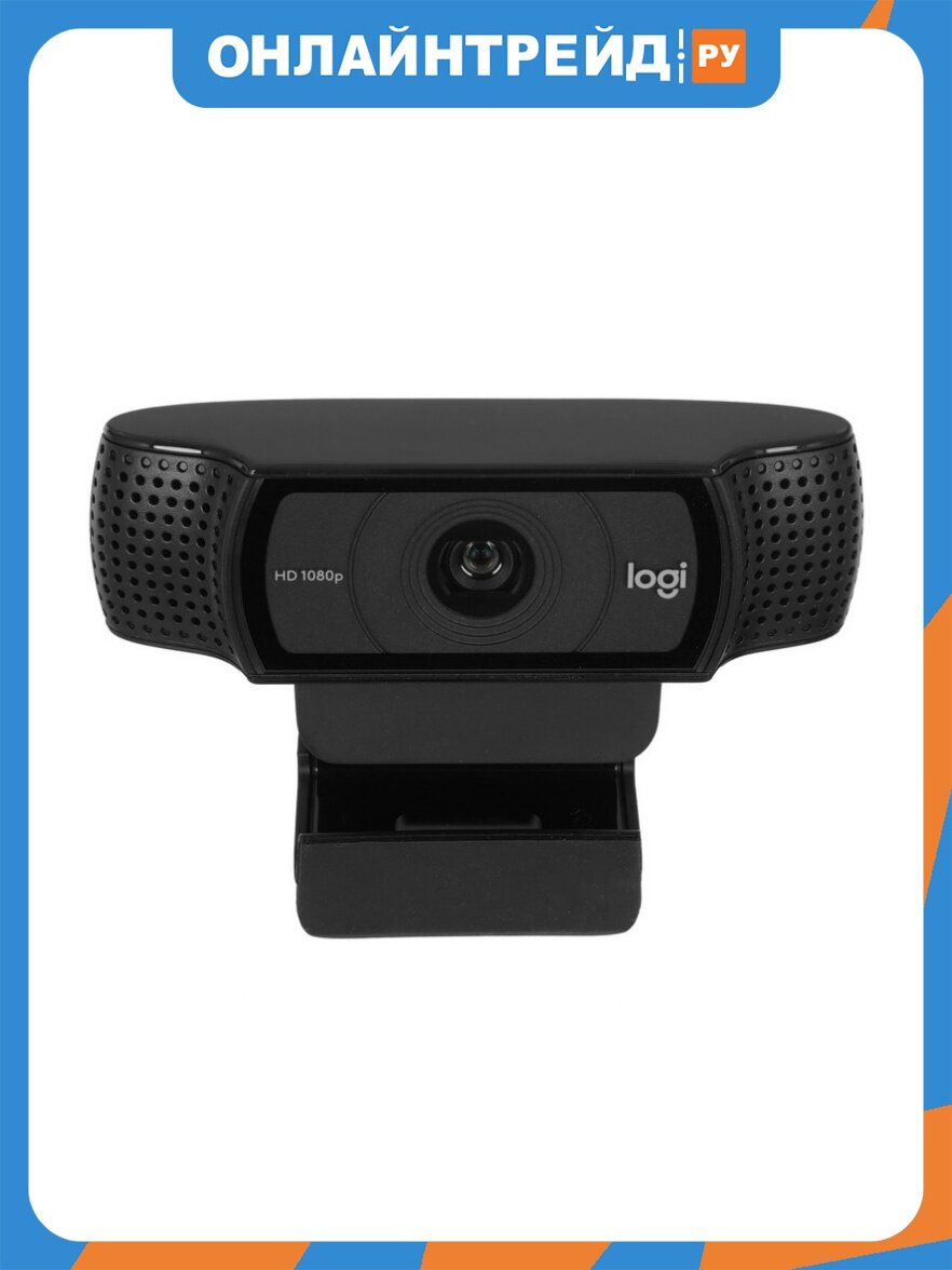 Веб-камера Logitech HD Pro Webcam C920e Black (960-001086)