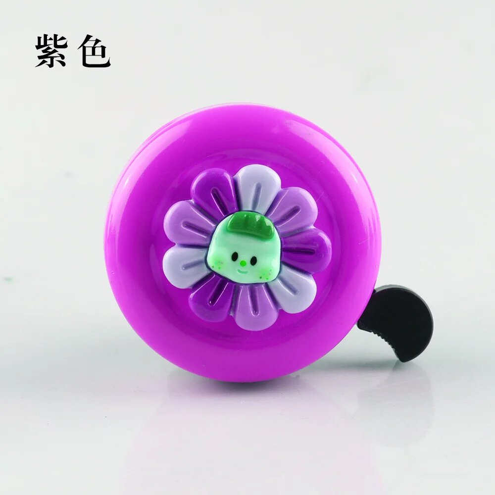 Велосипедный звонок Cartoon Flower purple