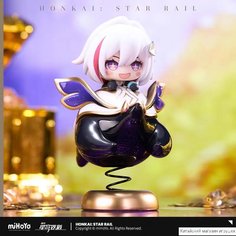 Honkai: Star Rail Topaz & Numby Chibi Shaker Аниме фигурка 9.5cm
