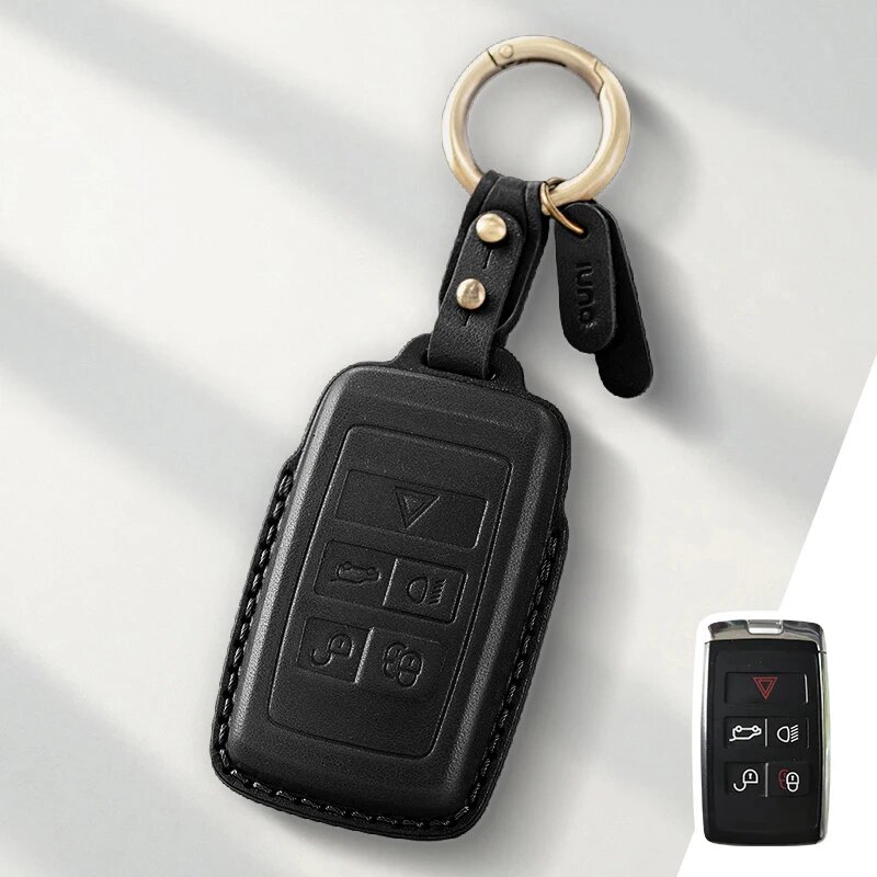 Чехол-брелок для ключей Land Rover черный