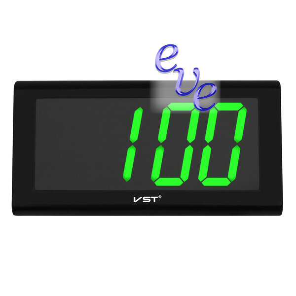 Часы Vst795-4 220В зел. цифры+блок