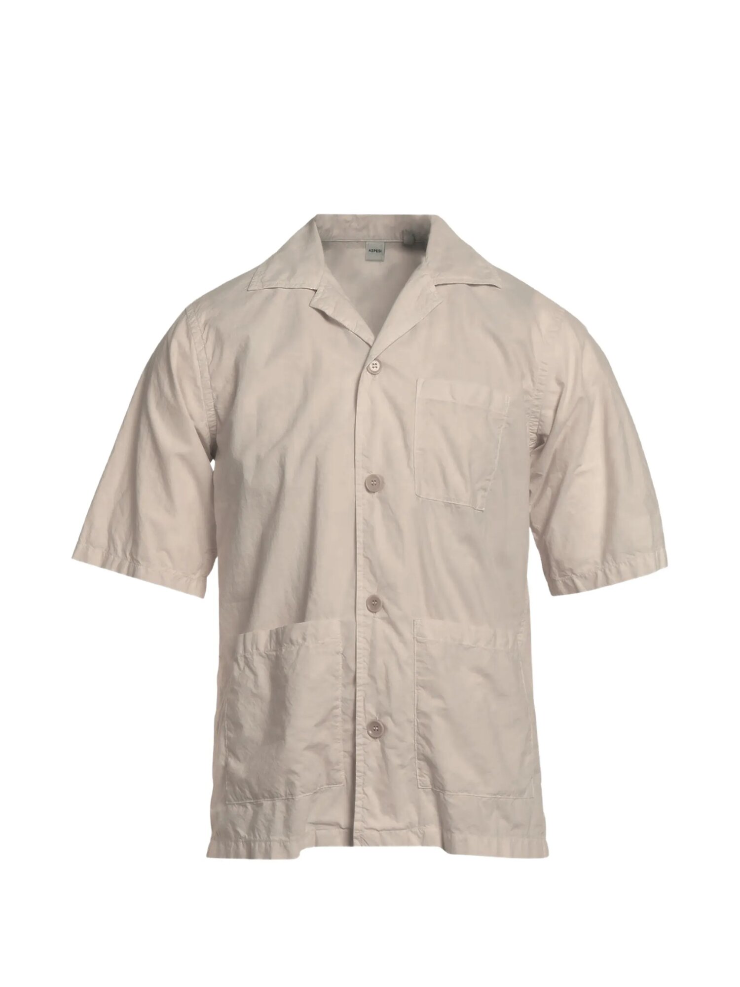 Рубашка Aspesi Patch-pocket spread-collar shirt