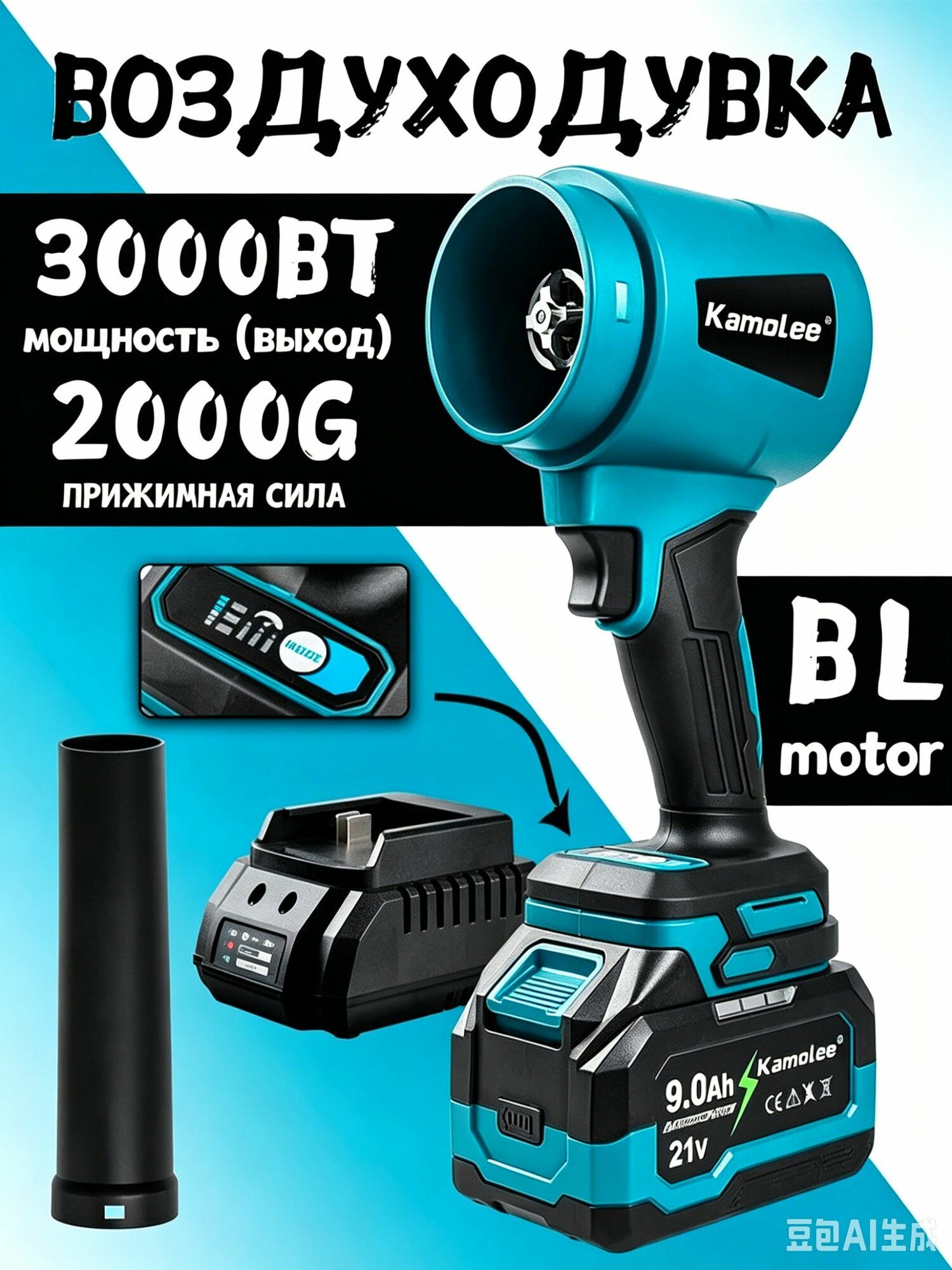 Воздуходувка,3000Вт
