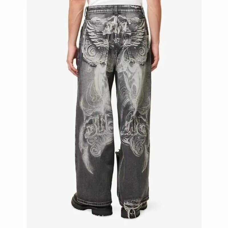 Джинсы широкие 
