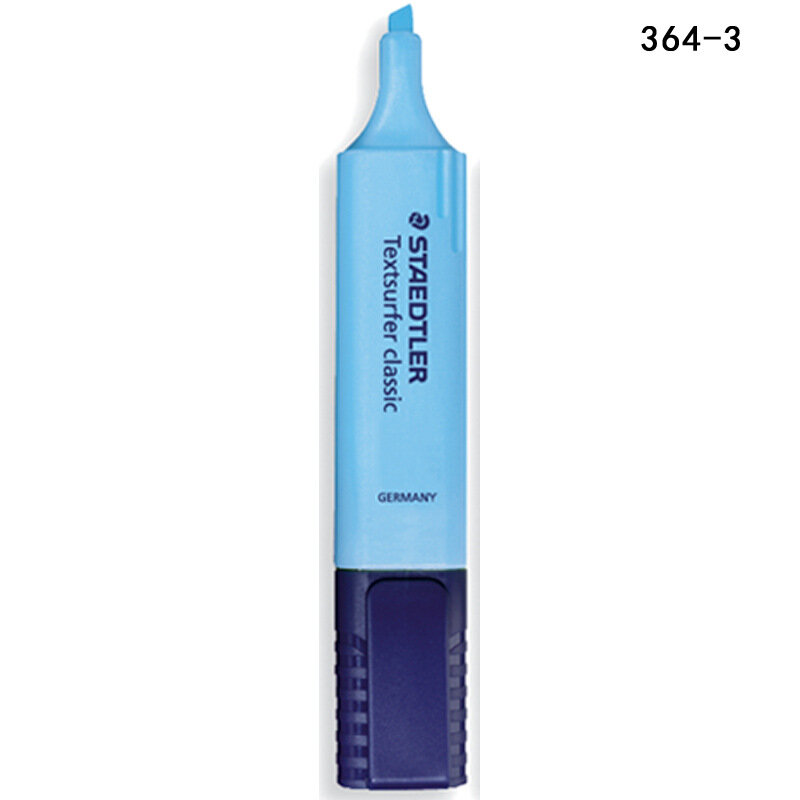 Ручка STAEDTLER Classic Learning Office Marker Pen Highlighter, 8 цветов, с подсветкой, синяя