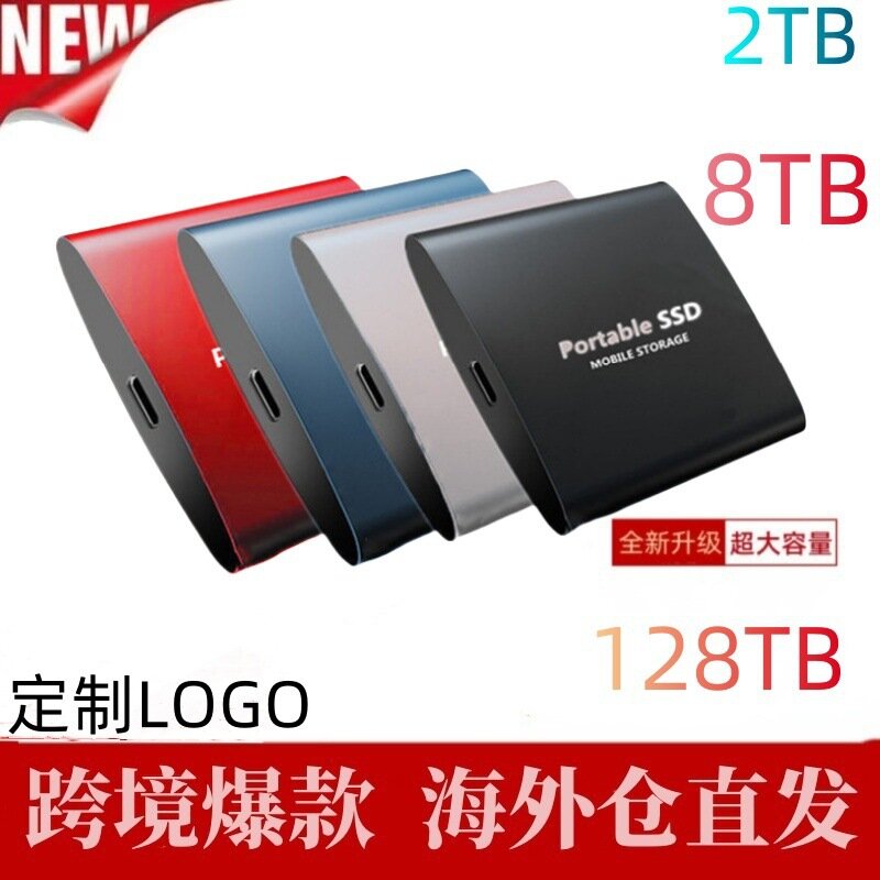 Портативный внешний SSD 8 ТБ синий высокоскоростное хранение для дата-центров