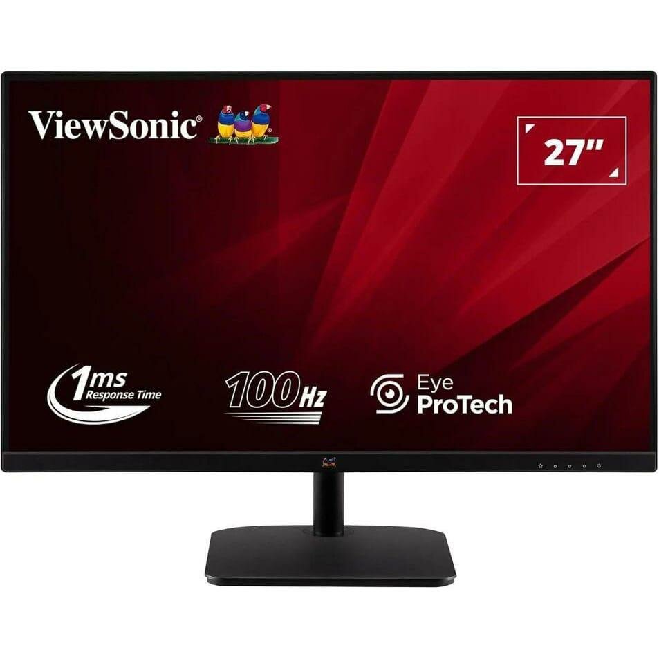 27" Монитор ViewSonic VA2732-H-2, 1920x1080, IPS, 100Гц, 1хHDMI, черный