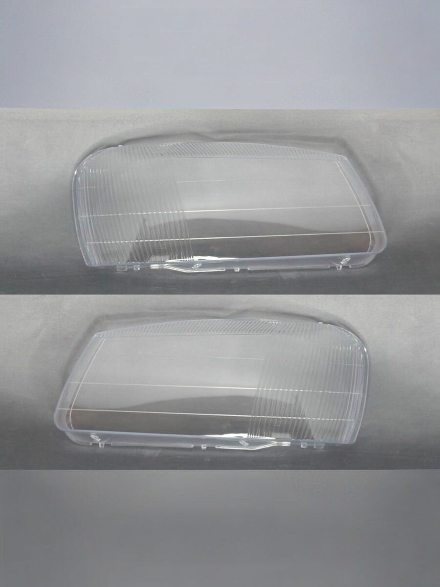 Стекла фар Hyundai Accent 1999-2012 г. в. Комплект (Левое и Правое)