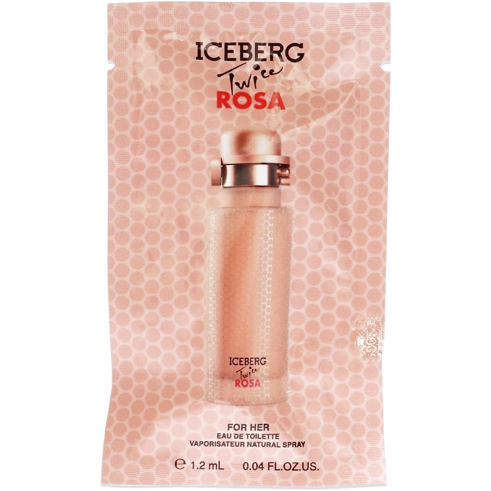 Туалетная вода для женщин Айсберг Твайс Роза 1.2 мл миниатюра - Iceberg Twice Rosa пробник
